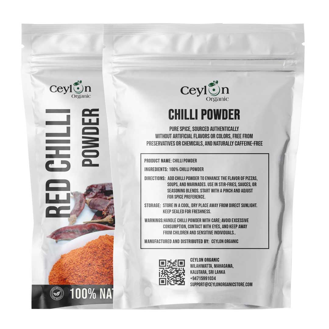 500g+ Ceylon Chilli Powder 100% Organic Natural Premium Sri Lankan Qua ...